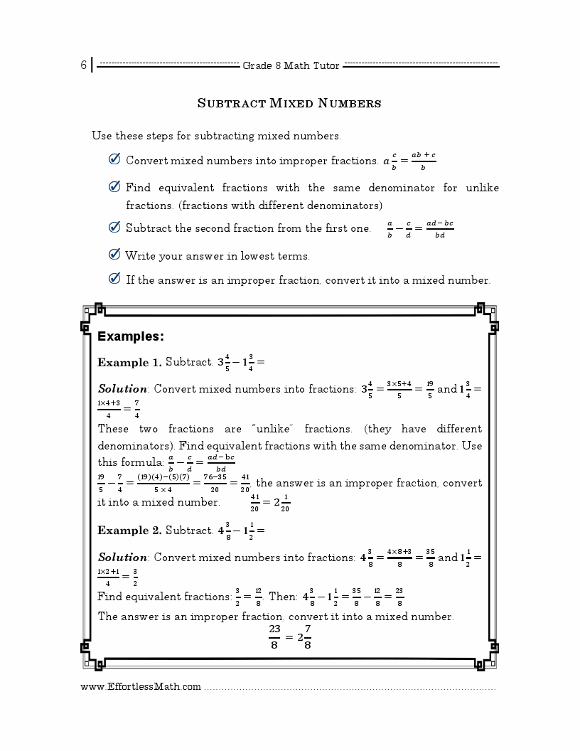 Grade 8 Math Tutor: Everything You Need to Help Achieve an Excellent ...