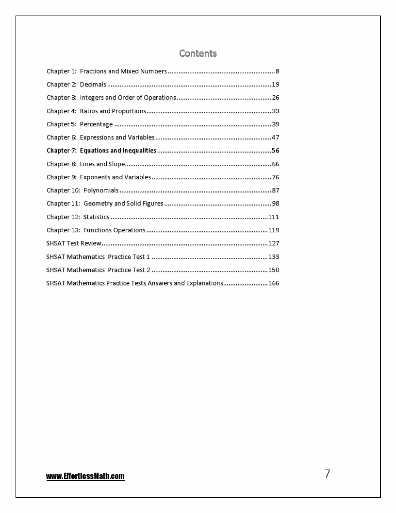 SHSAT Math Preparation 2020 – 2021: SHSAT Math Workbook + 2 Full-Length ...