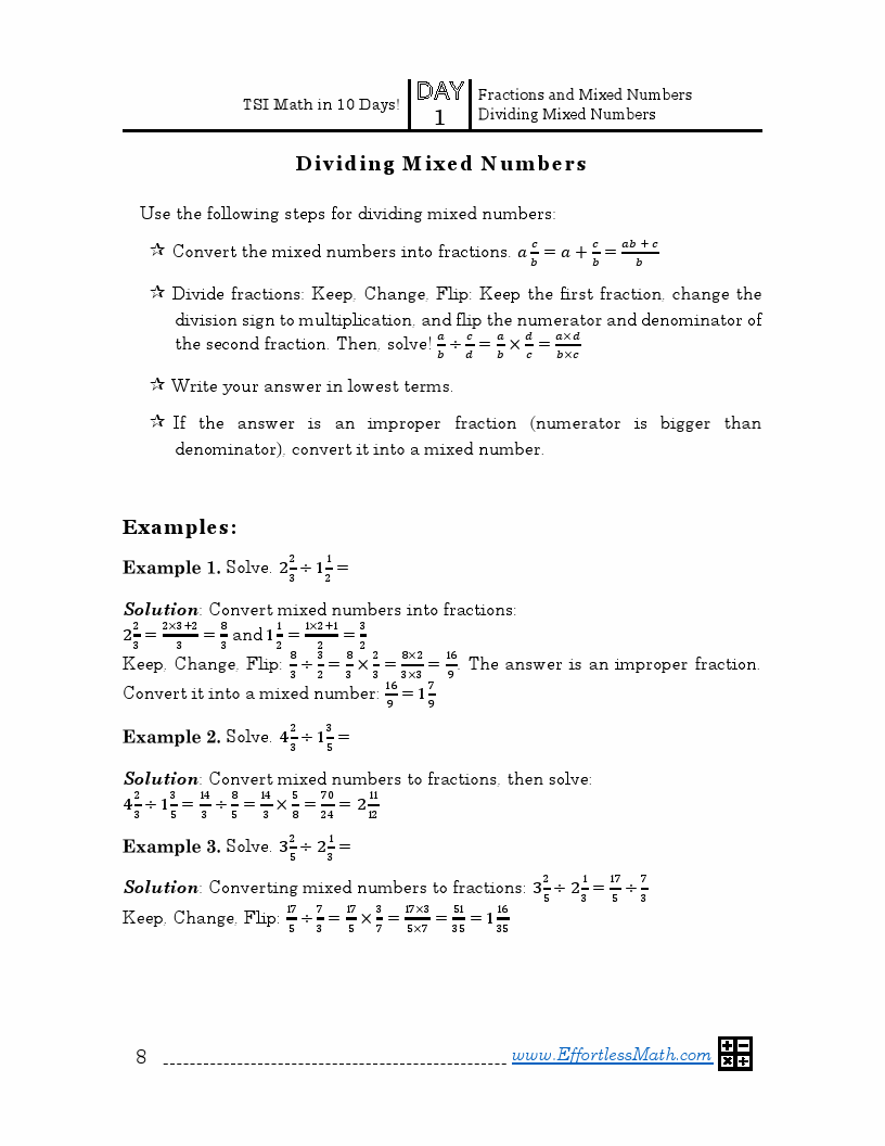 TSI Math in 10 Days: The Most Effective TSI Math Crash Course ...
