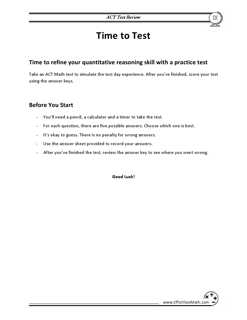 5 ACT Math Practice Tests: Extra Practice to Help Achieve an Excellent ...