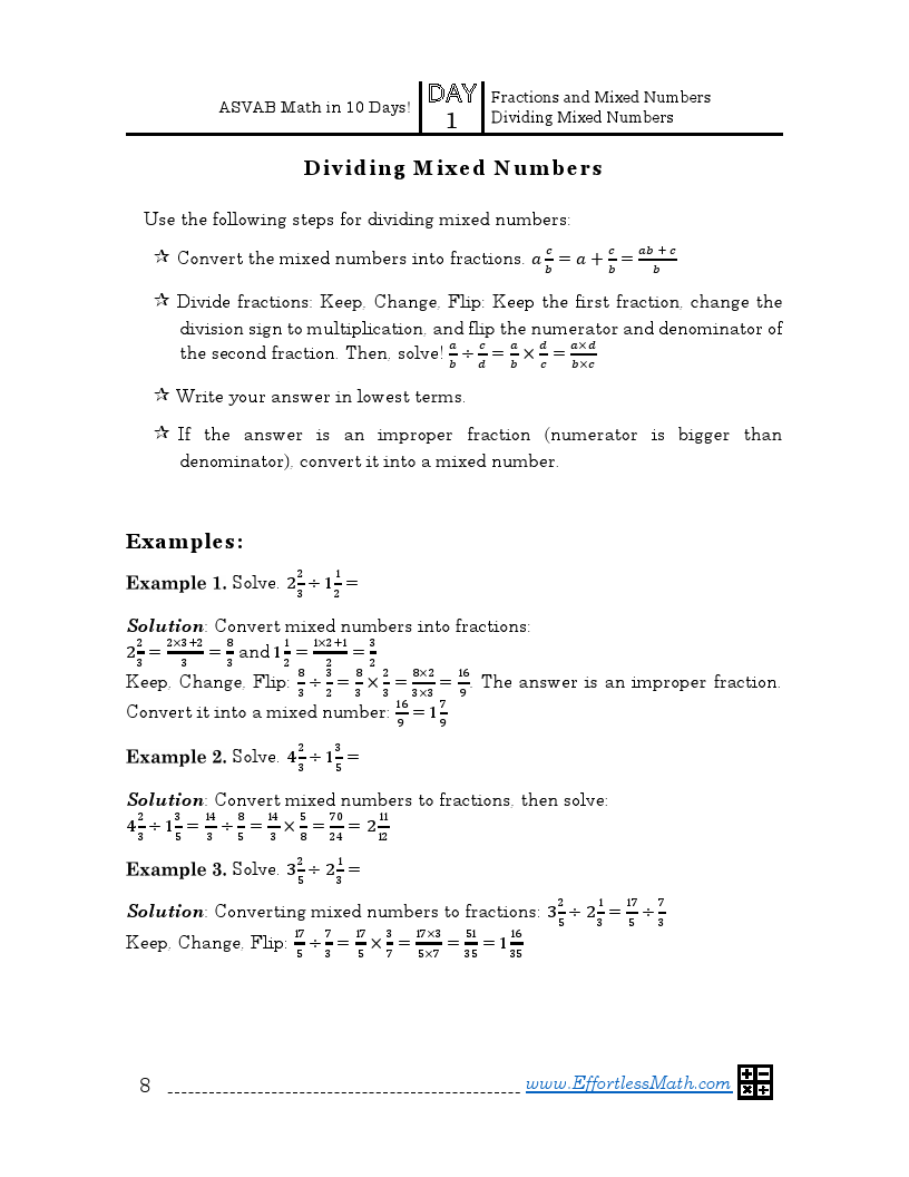 ASVAB Math in 10 Days: The Most Effective ASVAB Math Crash Course ...
