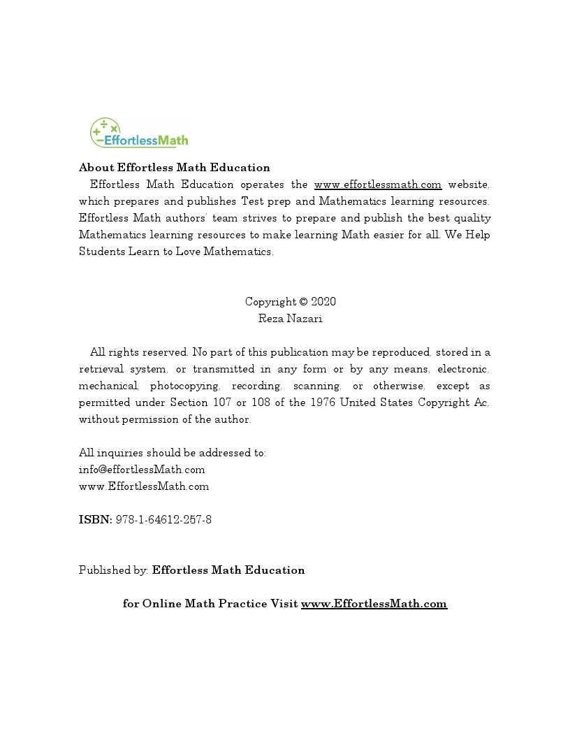 CHSPE Math in 10 Days: The Most Effective CHSPE Math Crash Course ...