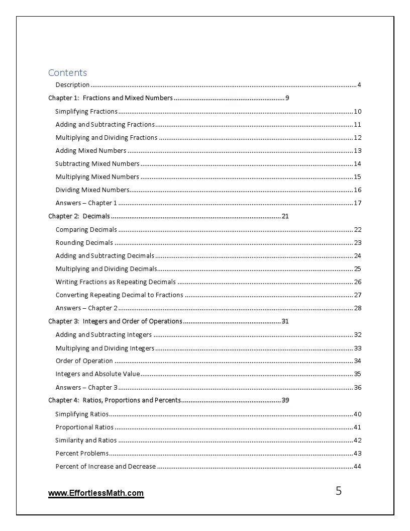 Comprehensive Grade 8 Math Practice Book: Complete Coverage of all ...
