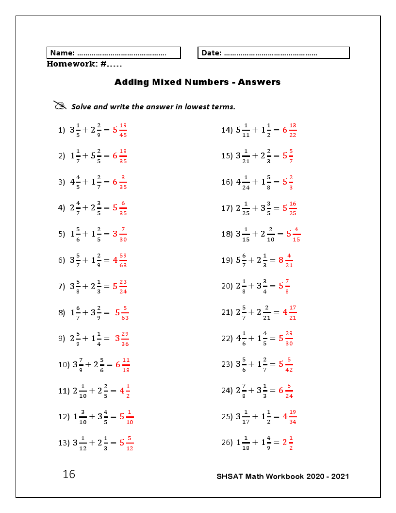 SHSAT Math Workbook 2020 – 2021: The Most Comprehensive Review for the ...