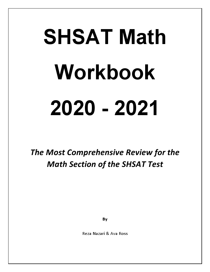 SHSAT Math Workbook 2020 – 2021: The Most Comprehensive Review for the ...