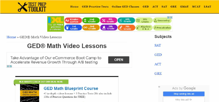 Top 10 Free Websites for GED Math Preparation - Effortless Math: We ...