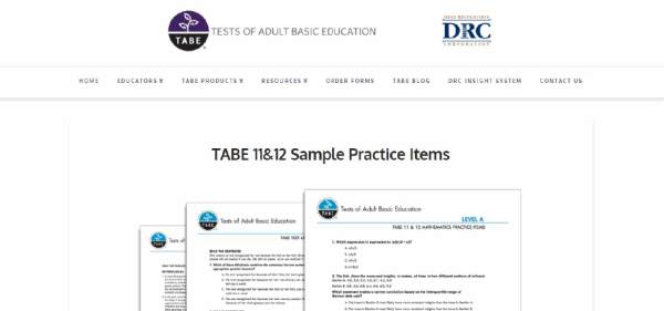 Top 10 Free Websites for TABE Math Preparation - Effortless Math: We ...