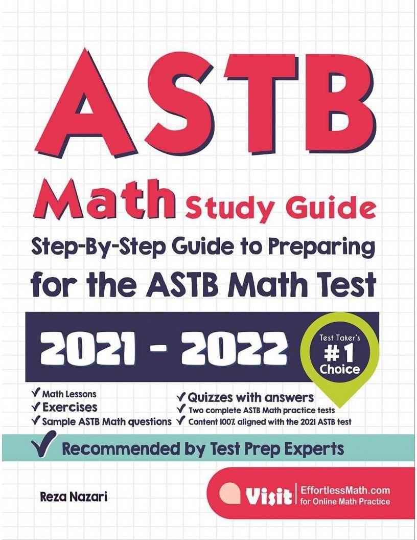 ASTB Math Study Guide: Step-By-Step Guide to Preparing for the ASTB ...