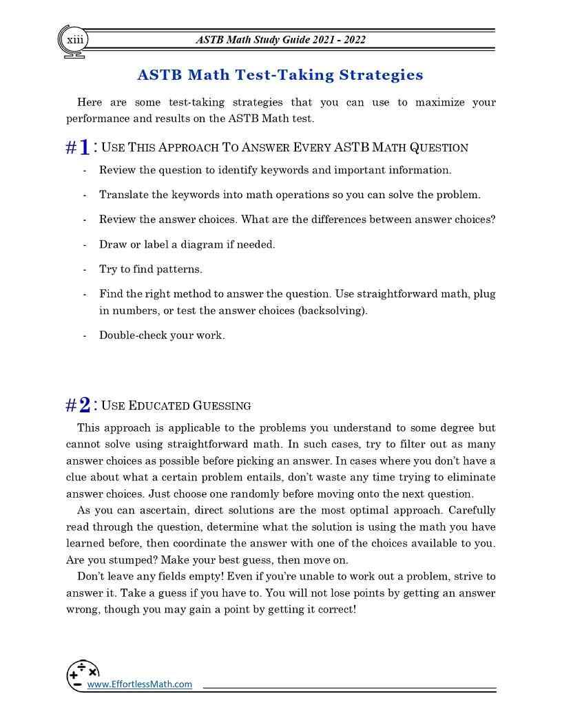 ASTB Math Study Guide: Step-By-Step Guide to Preparing for the ASTB ...