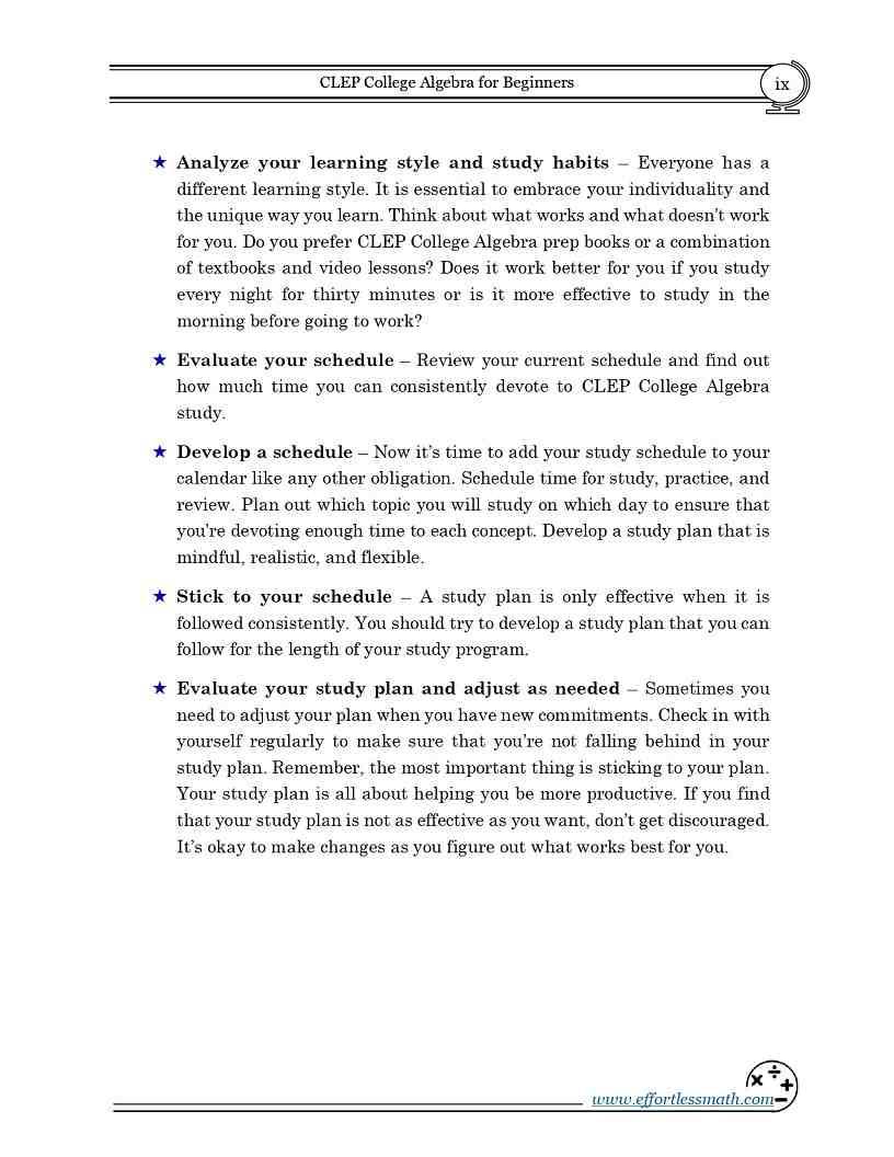 CLEP College Algebra for Beginners: The Ultimate Step by Step Guide to ...