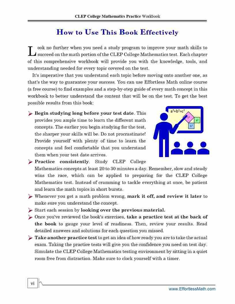 CLEP College Mathematics Practice Workbook: The Most Comprehensive ...