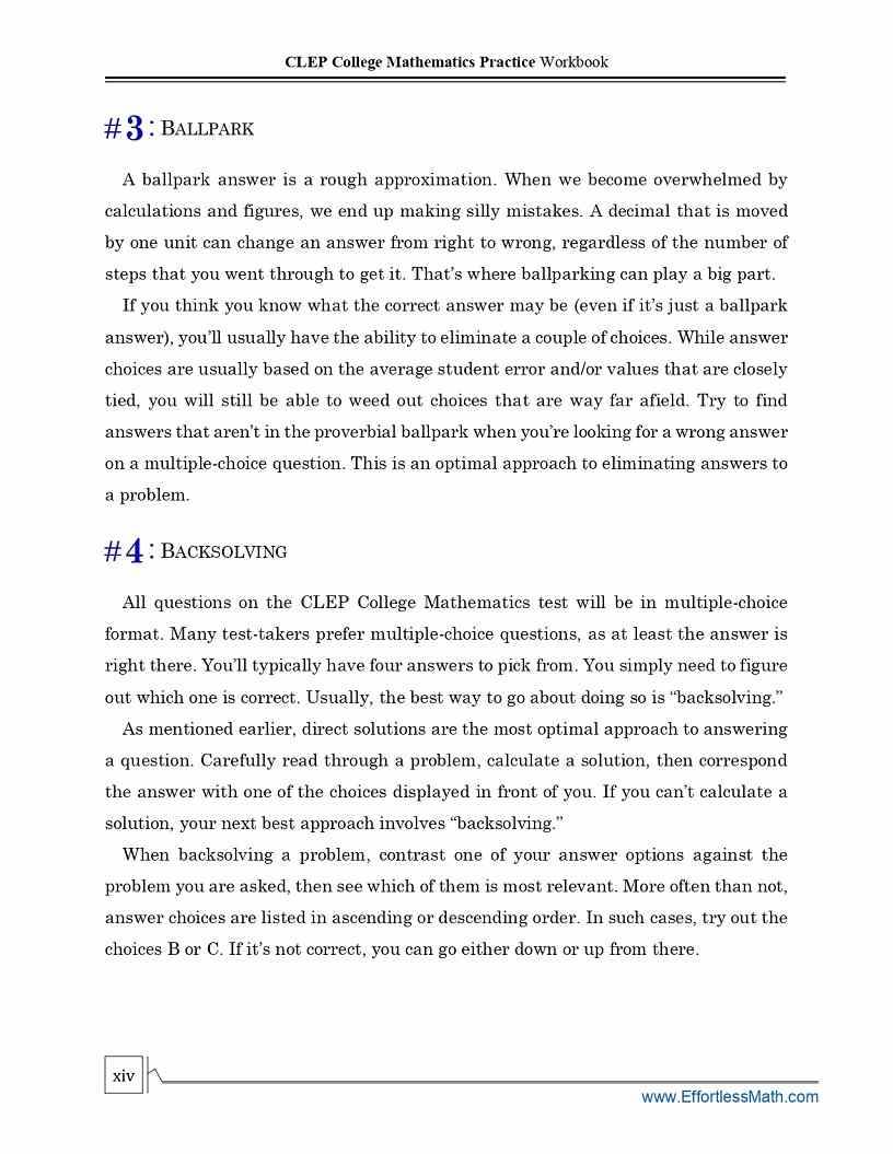CLEP College Mathematics Practice Workbook: The Most Comprehensive ... CLEP College Mathematics Practice Workbook: The Most Comprehensive ...