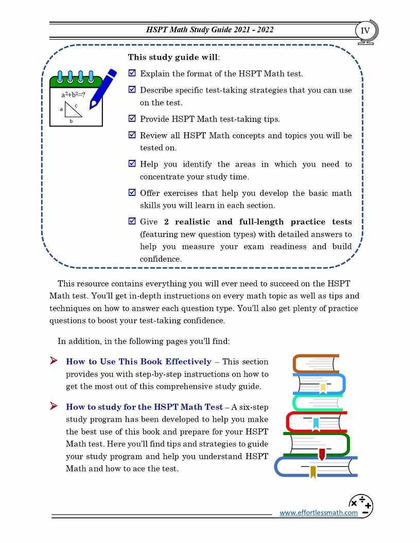 HSPT Math Study Guide: Step-By-Step Guide to Preparing for the HSPT ...