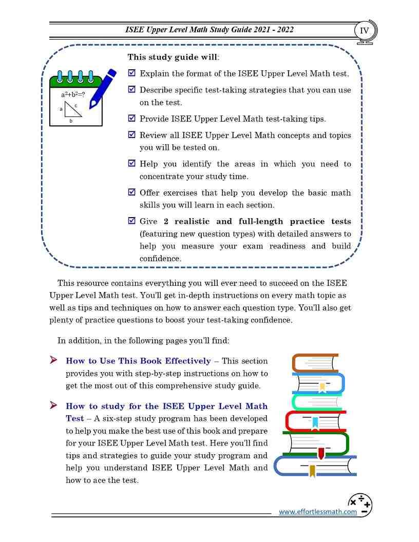 ISEE Upper Level Math Study Guide: Step-By-Step Guide to Preparing for ...