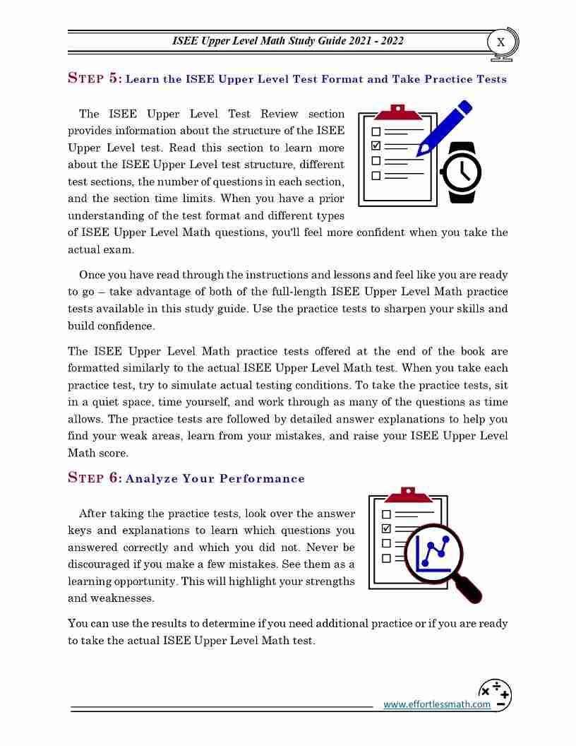 ISEE Upper Level Math Study Guide: Step-By-Step Guide to Preparing for ...
