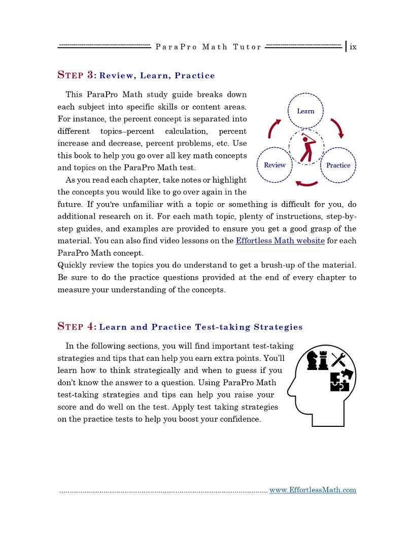 ParaPro Math Tutor: The Ultimate Step by Step Guide to Preparing for ...