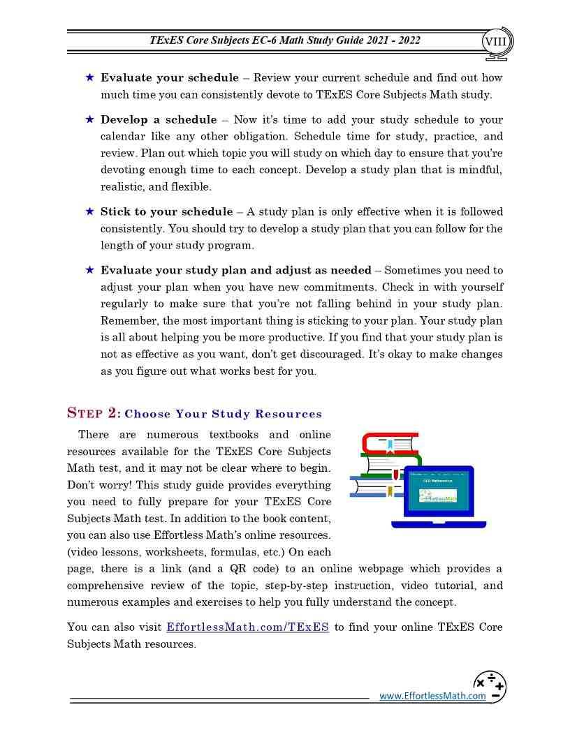 TExES Core Subjects EC-6 Math Study Guide: Step-By-Step Guide to ...
