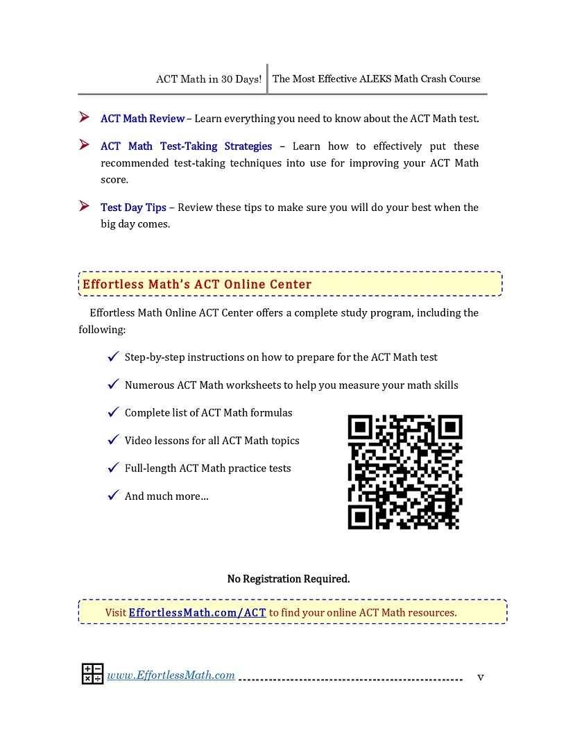 ACT Math in 30 Days: The Most Effective ACT Math Crash Course ...