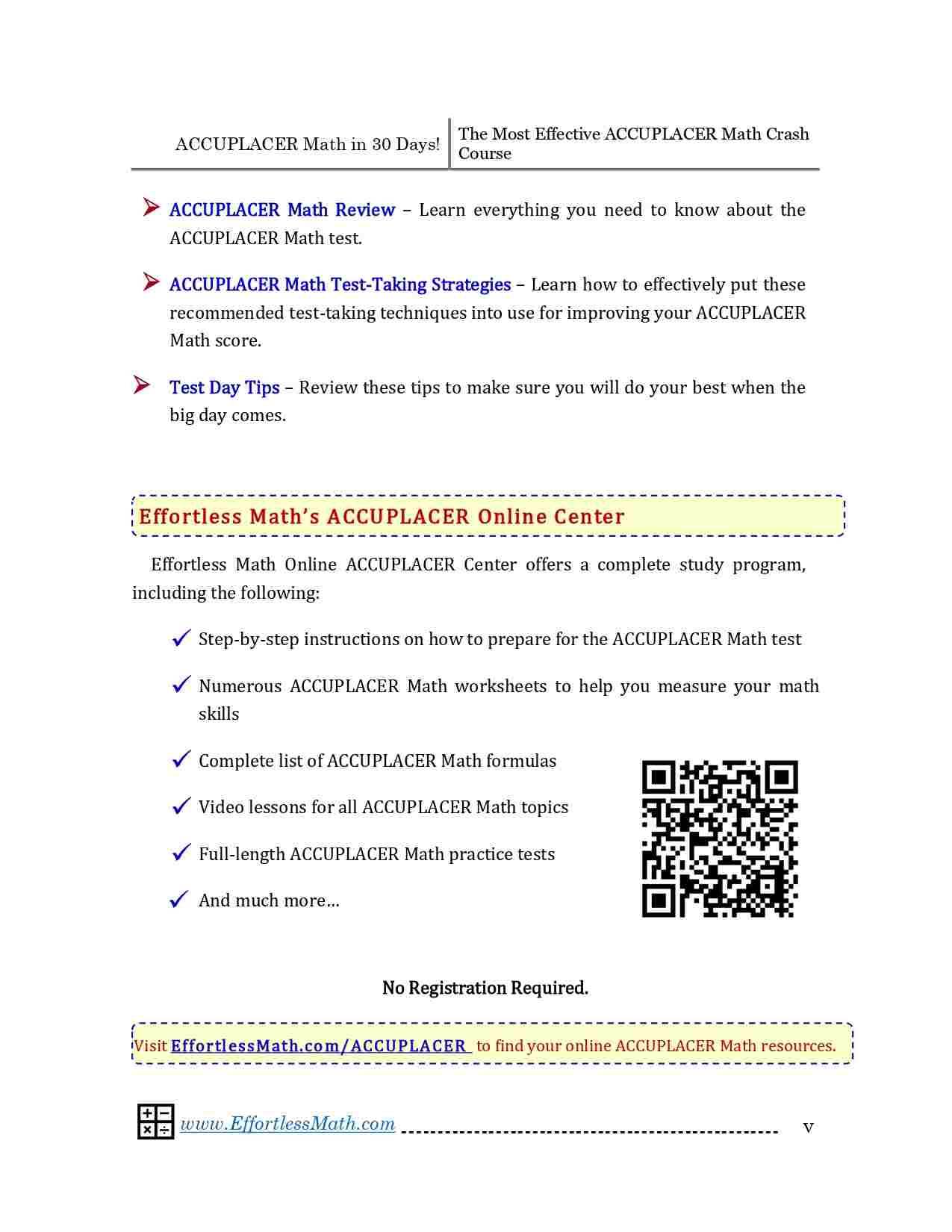 ACCUPLACER Math in 30 Days: The Most Effective ACCUPLACER Math Crash ...