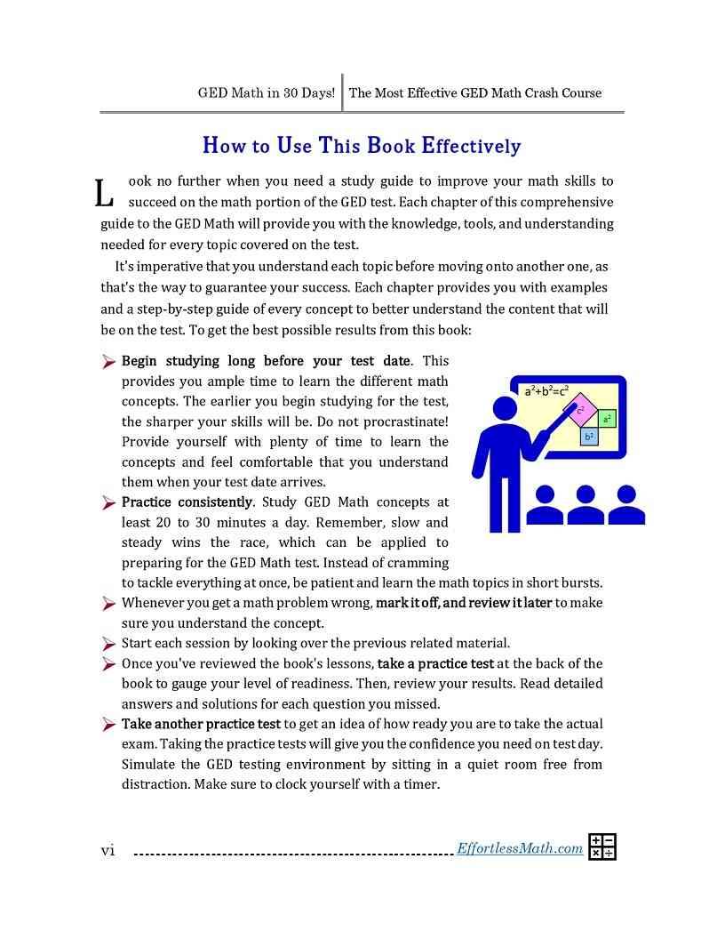 GED Math in 30 Days: The Most Effective GED Math Crash Course ...