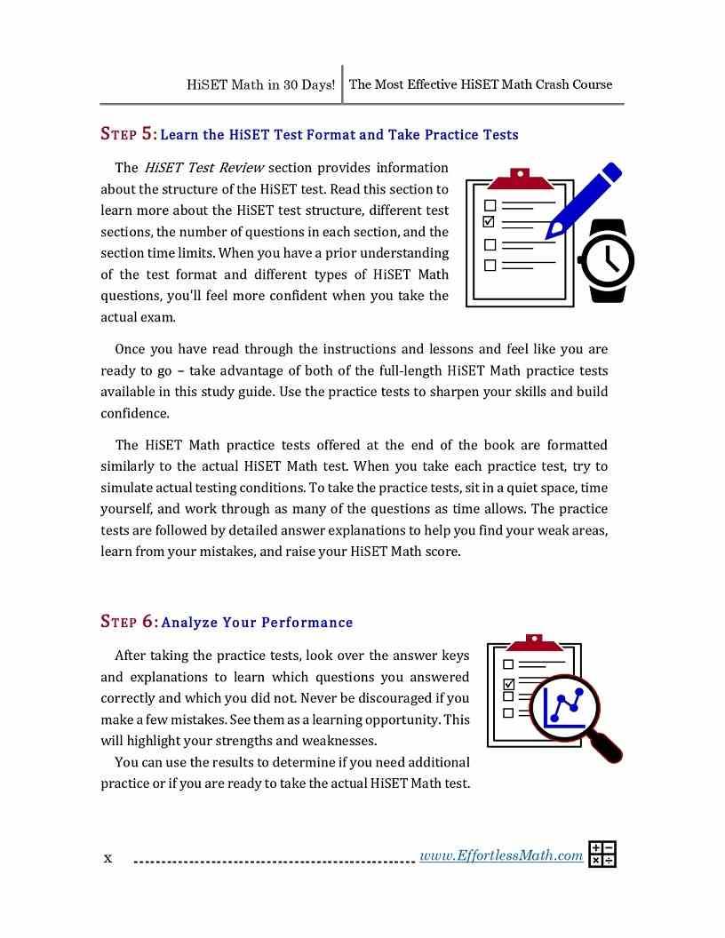 HiSET Math in 30 Days: The Most Effective HiSET Math Crash Course ...