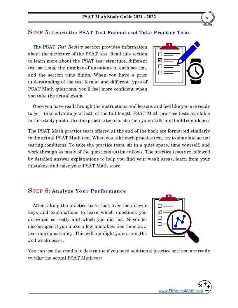 PSAT Math Study Guide: Step-By-Step Guide to Preparing for the PSAT ...