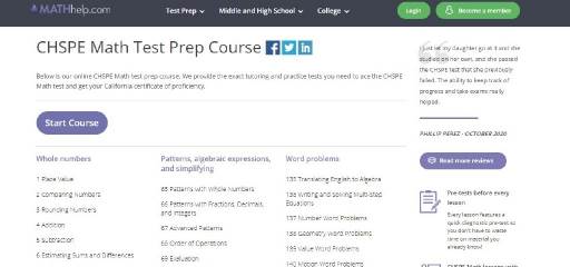 Top 10 Free Websites for CHSPE Math Preparation - Effortless Math: We ...