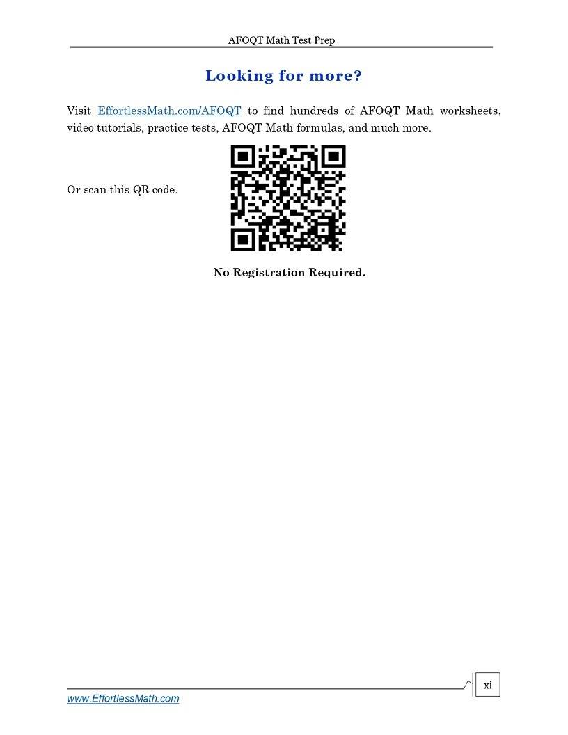 AFOQT Math Test Prep: The Ultimate Guide to AFOQT Math + 2 Full-Length ...