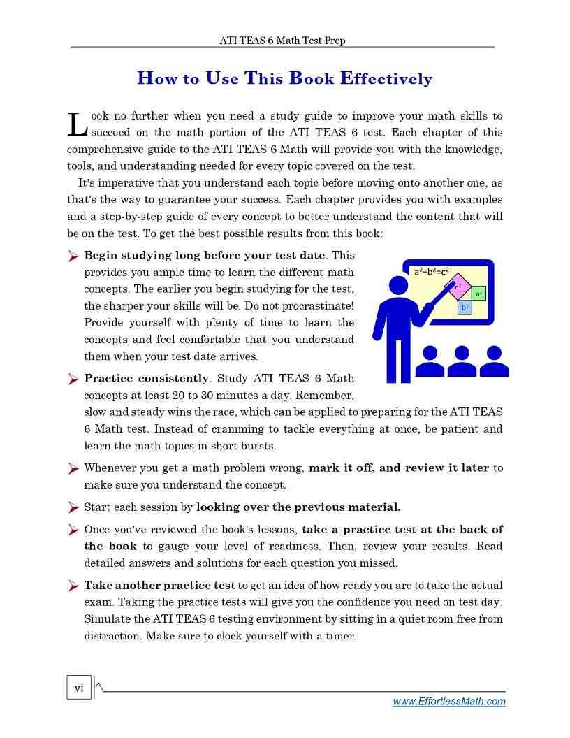 ATI TEAS 6 Math Test Prep: The Ultimate Guide to ATI TEAS 6 Math + 2 ...
