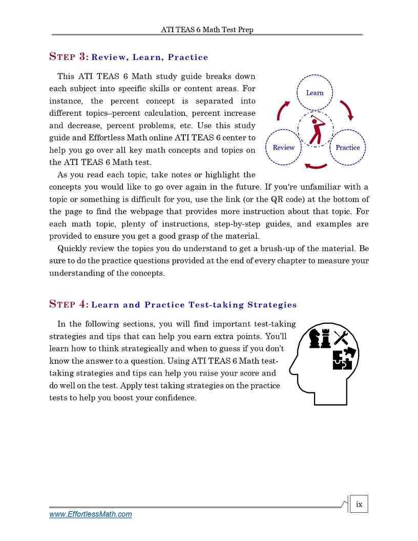 ATI TEAS 6 Math Test Prep: The Ultimate Guide to ATI TEAS 6 Math + 2 ...