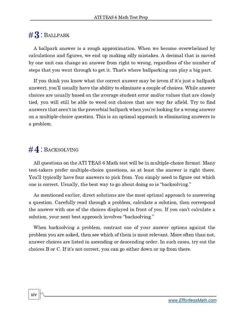 ATI TEAS 6 Math Test Prep: The Ultimate Guide to ATI TEAS 6 Math + 2 ...