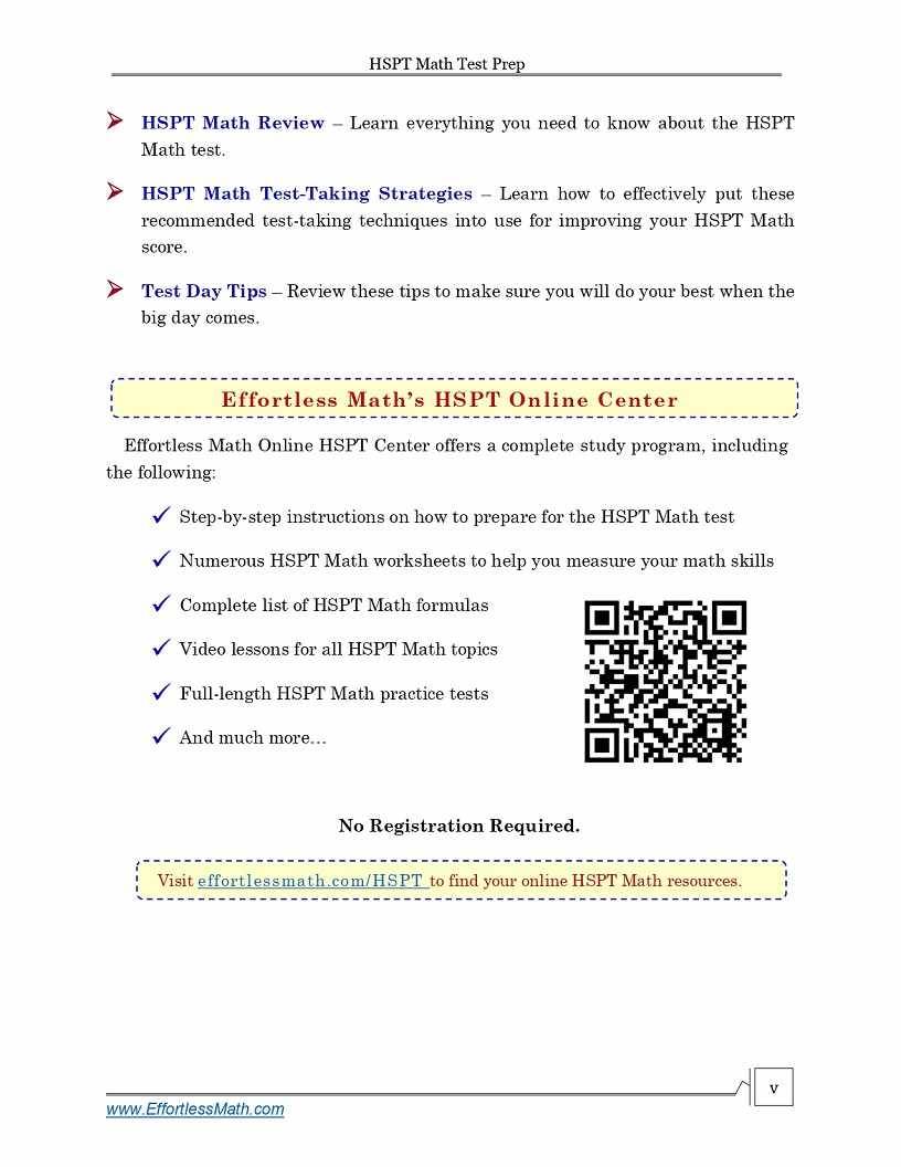 HSPT Math Test Prep: The Ultimate Guide to HSPT Math + 2 Full-Length ...