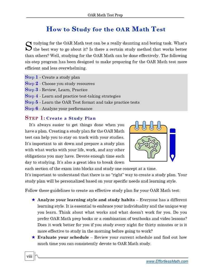 OAR Math Test Prep: The Ultimate Guide to OAR Math + 2 Full-Length ...