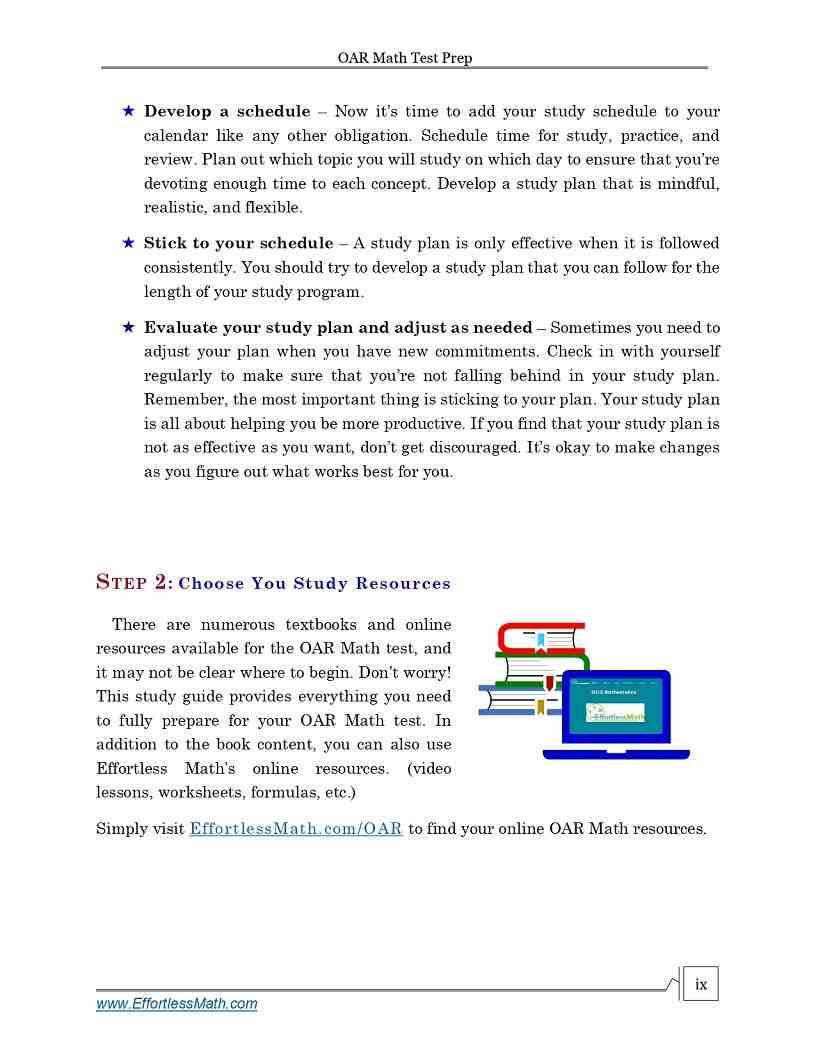 OAR Math Test Prep: The Ultimate Guide to OAR Math + 2 Full-Length ...