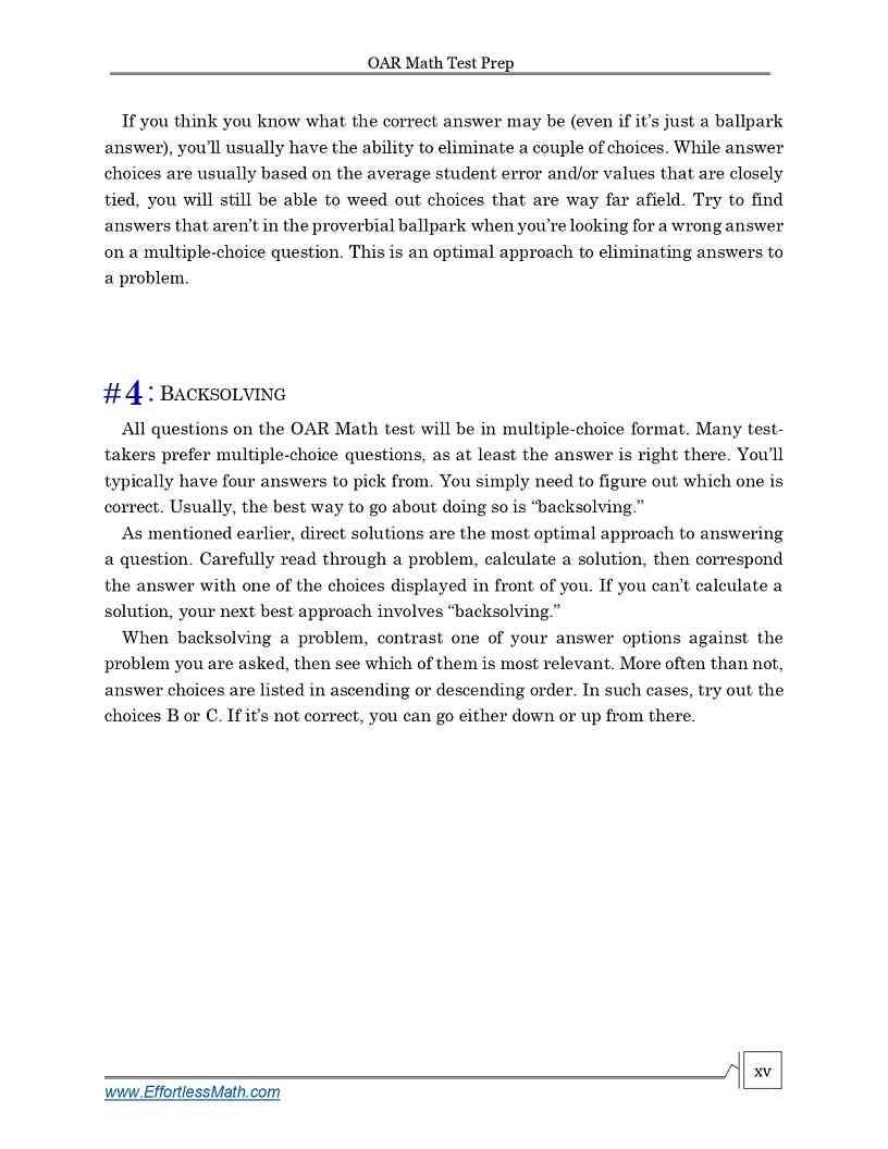 OAR Math Test Prep: The Ultimate Guide to OAR Math + 2 Full-Length ...