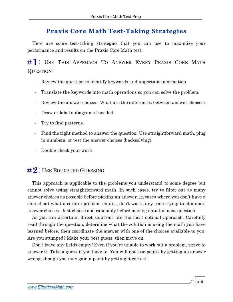 Praxis Core Math Test Prep The Ultimate Guide To Praxis Core Math 2 Full Length Practice