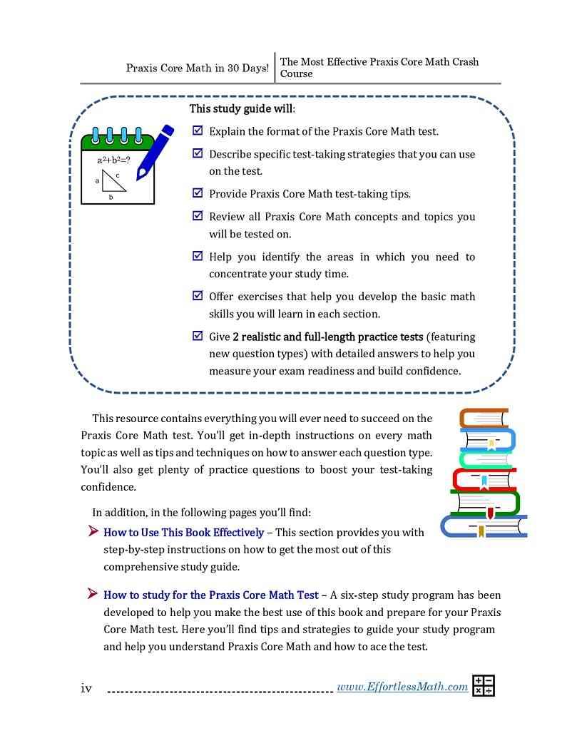 Praxis Core Math in 30 Days: The Most Effective Praxis Core Math Crash ...