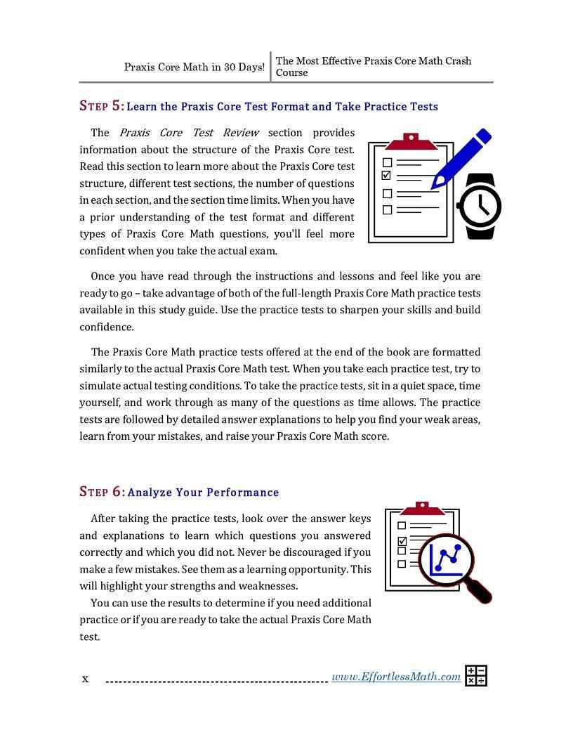 Praxis Core Math in 30 Days: The Most Effective Praxis Core Math Crash ...