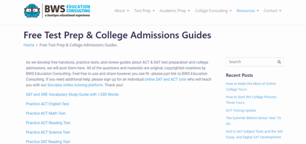 Top 10 Free Websites for ACT Math Preparation - Effortless Math: We ...