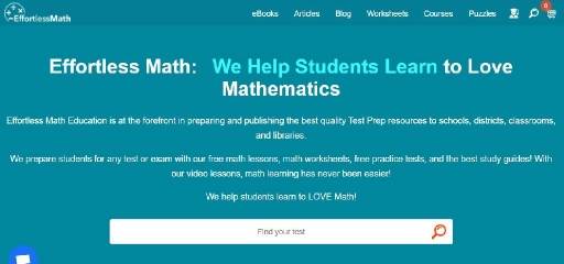 Best Math Websites for Students - Effortless Math: We Help Students ...