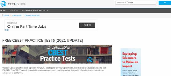 Top 10 Free Websites for CBEST Math Preparation - Effortless Math: We ...