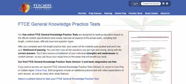 Top Free Websites for FTCE General Knowledge Math Preparation ...