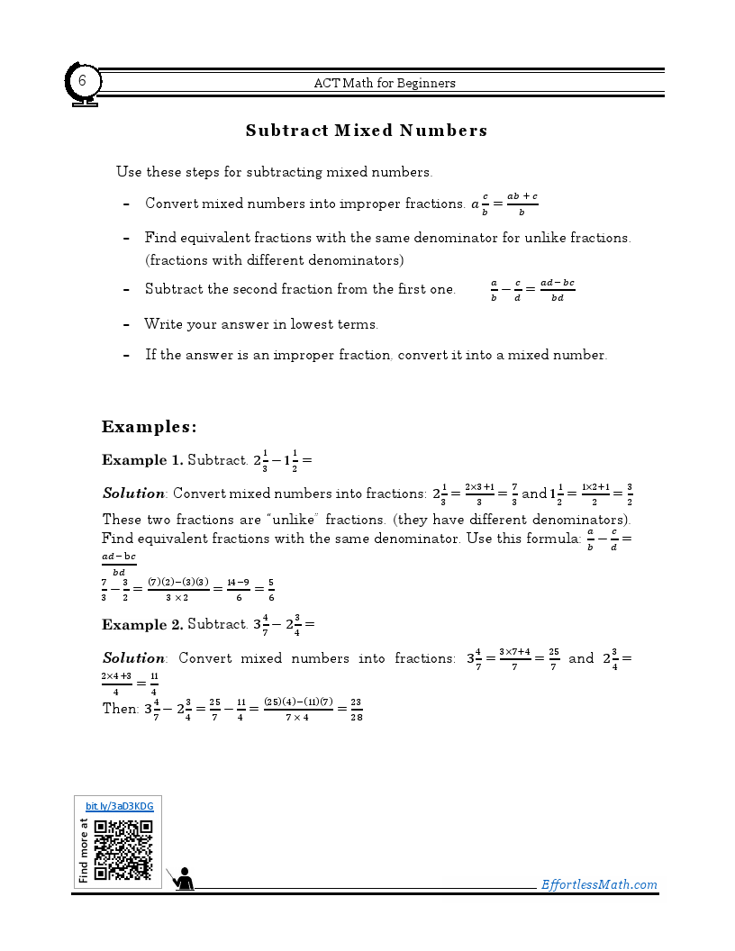 ACT Math for Beginners 2023: The Ultimate Step by Step Guide to ...