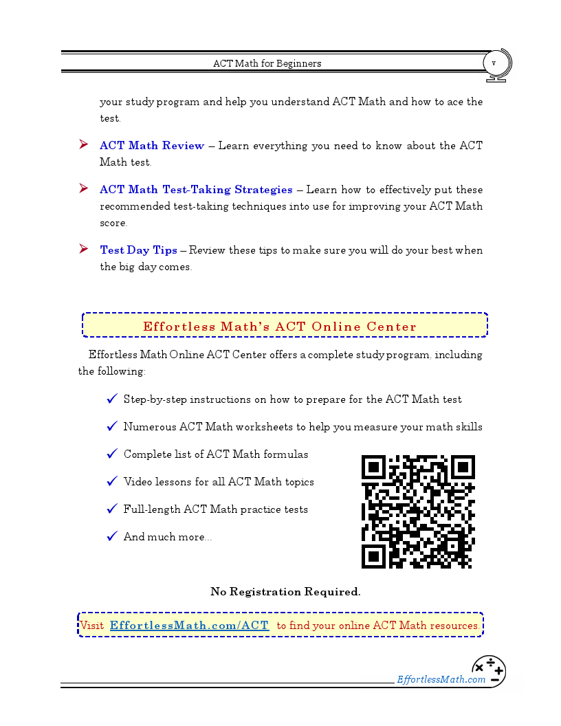 ACT Math for Beginners 2023: The Ultimate Step by Step Guide to ...