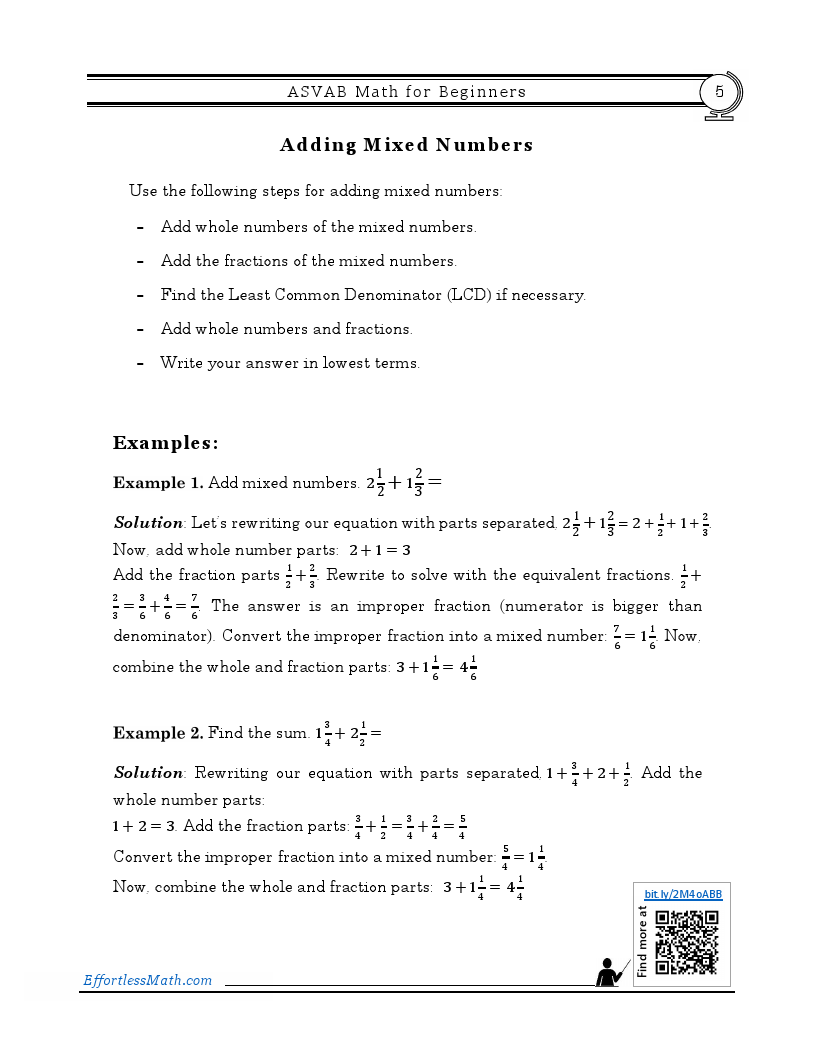 ASVAB Math for Beginners 2024: The Ultimate Step by Step Guide to ...