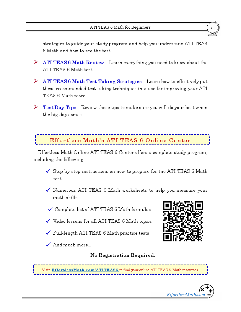 ATI TEAS 6 Math for Beginners 2022: The Ultimate Step by Step Guide to ...