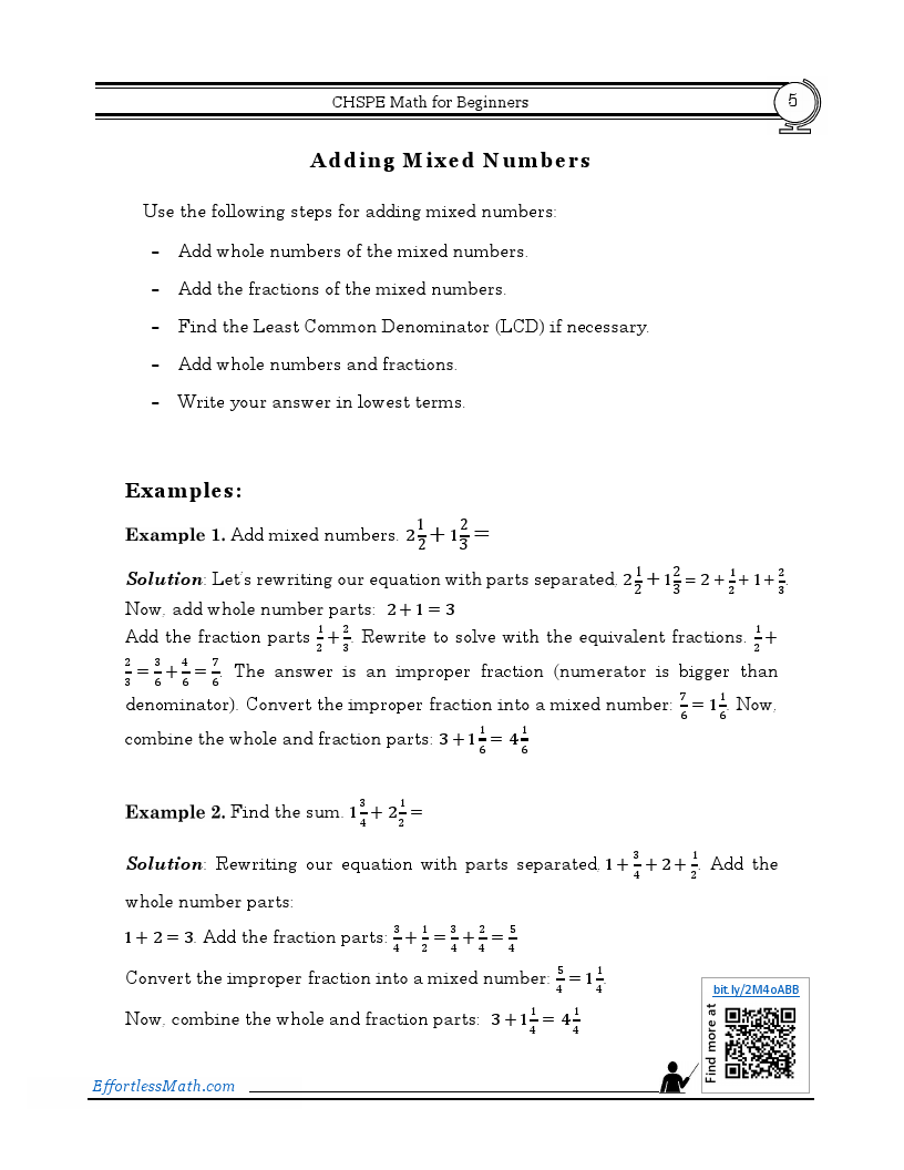 CHSPE Math for Beginners 2024:The Ultimate Step by Step Guide to ...