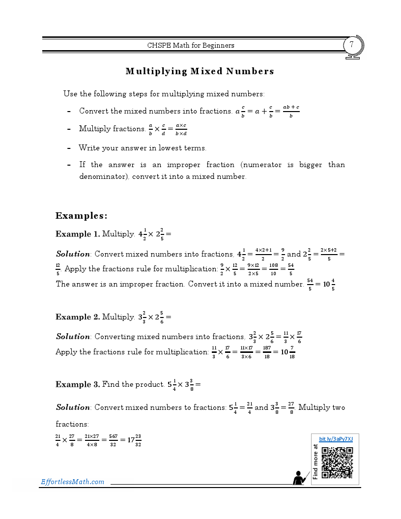 CHSPE Math for Beginners 2024:The Ultimate Step by Step Guide to ...