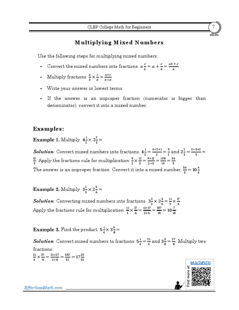 CLEP College Math for Beginners 2024: The Ultimate Step by Step Guide ...
