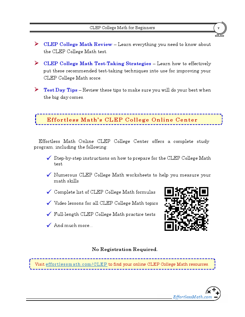 CLEP College Math for Beginners 2024: The Ultimate Step by Step Guide ...